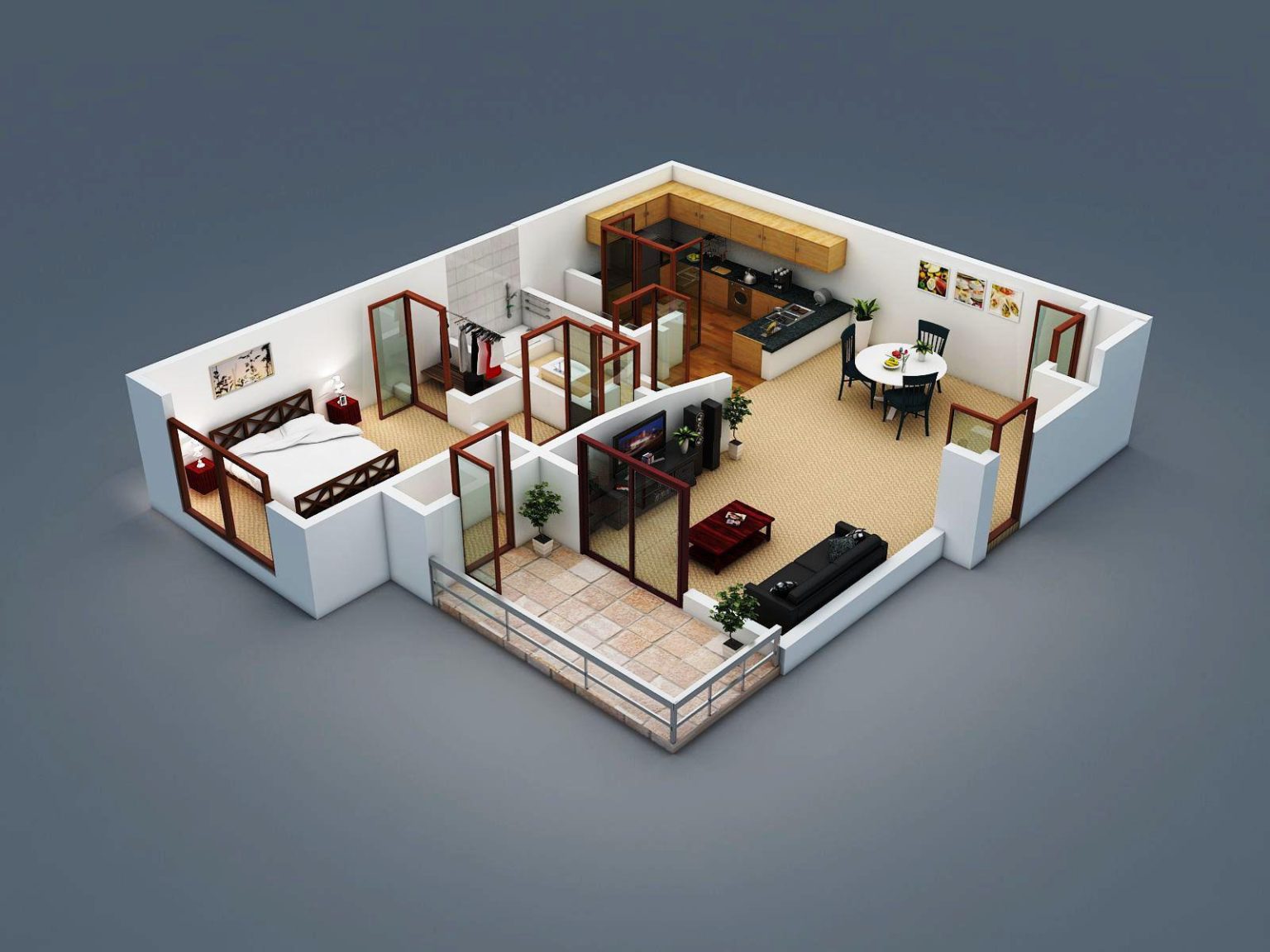 3d House Design Photos — Randolph Indoor and Outdoor Design