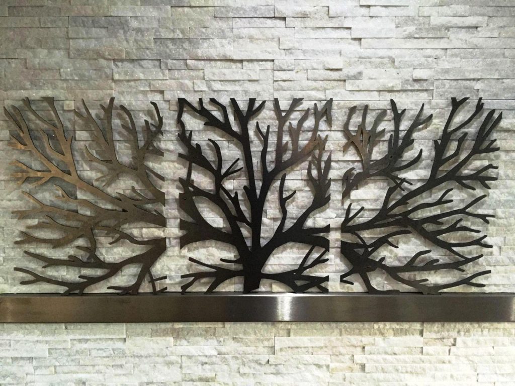 Abstract Metal Wall Art Sculpture — Randolph Indoor and Outdoor Design