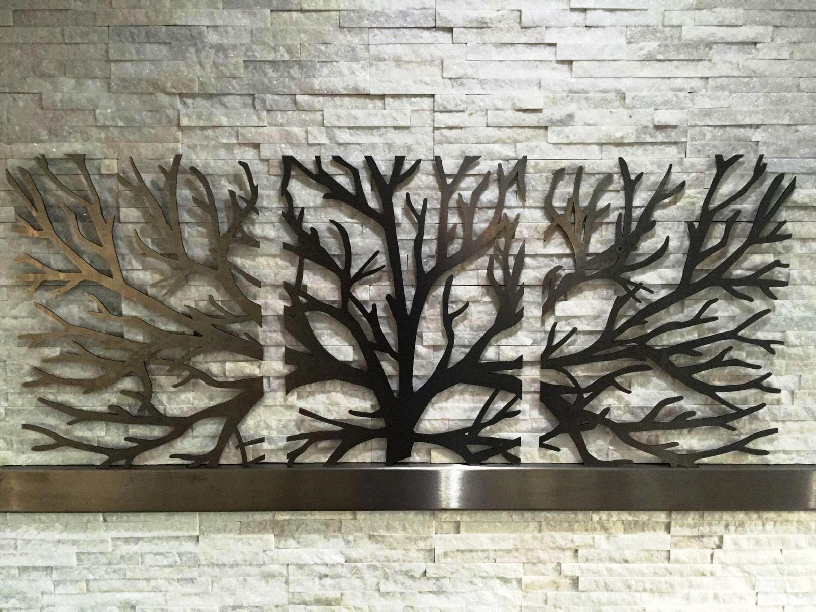 Abstract Metal Wall Art Panels — Randolph Indoor and Outdoor Design