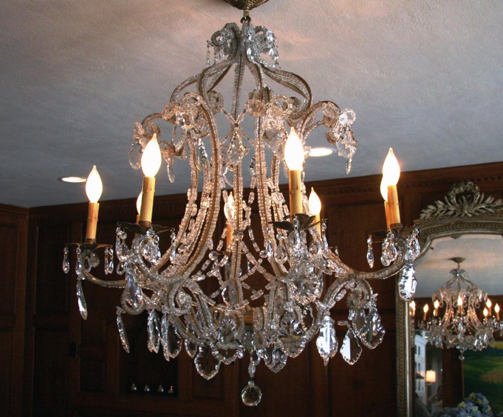 Antique Crystal Chandelier Drops — Randolph Indoor and Outdoor Design