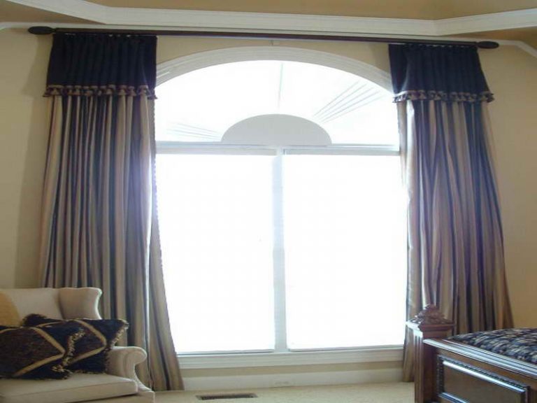 Custom Arch Window Treatments — Randolph Indoor and Outdoor Design