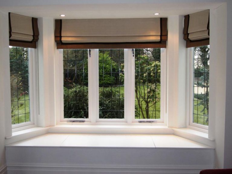 Bay Window With Blinds Between Glass — Randolph Indoor and Outdoor Design