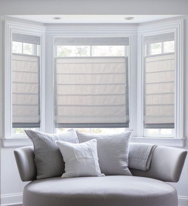 Bay Window Blinds Modern — Randolph Indoor and Outdoor Design