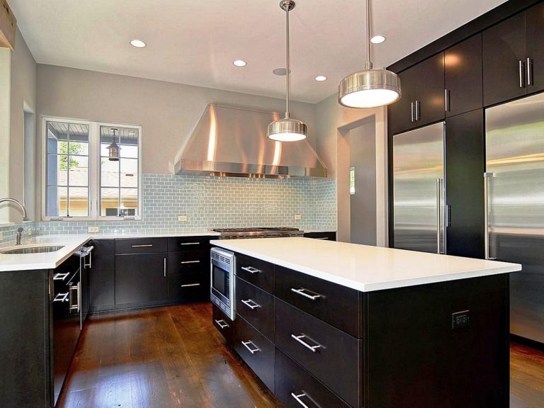 Black And White Kitchen Accent Color — Randolph Indoor and Outdoor Design