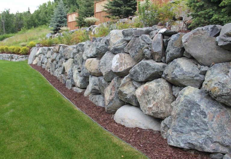 Boulder Retaining Wall Colors — Randolph Indoor and Outdoor Design