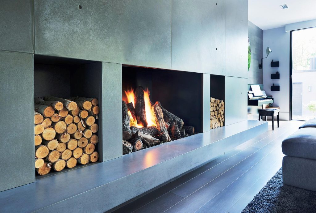 Concrete Fireplace Lintel — Randolph Indoor and Outdoor Design
