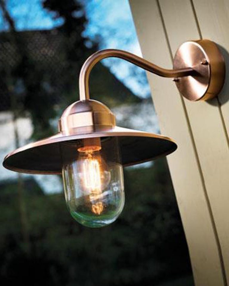 Dazzled Copper Outdoor Lighting — Randolph Indoor and Outdoor Design