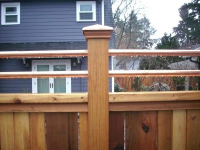 Round Copper Post Caps — Randolph Indoor and Outdoor Design