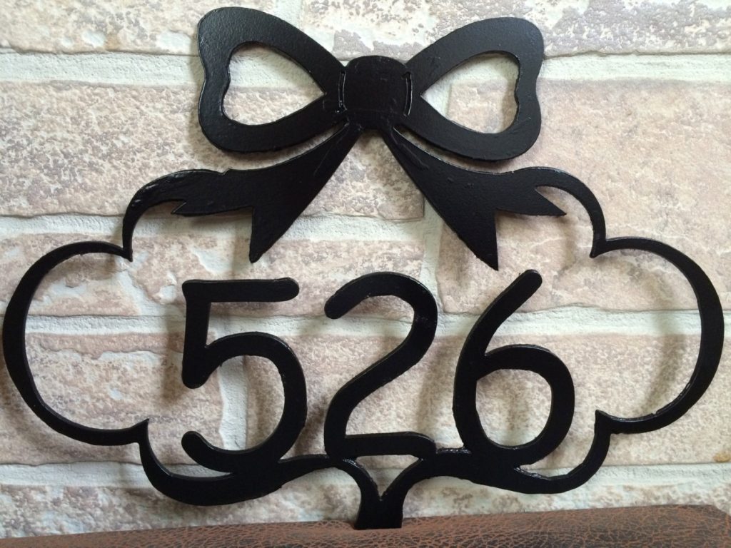 Decorative House Numbers Custom Style — Randolph Indoor and Outdoor Design