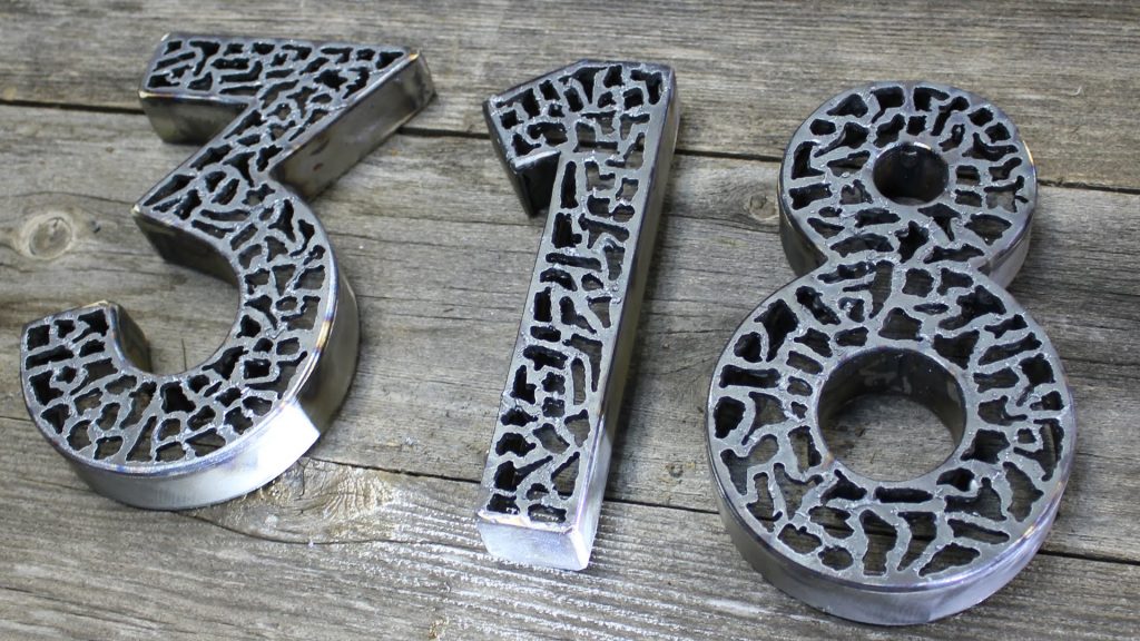 Decorative Ceramic Tile House Numbers — Randolph Indoor and Outdoor Design