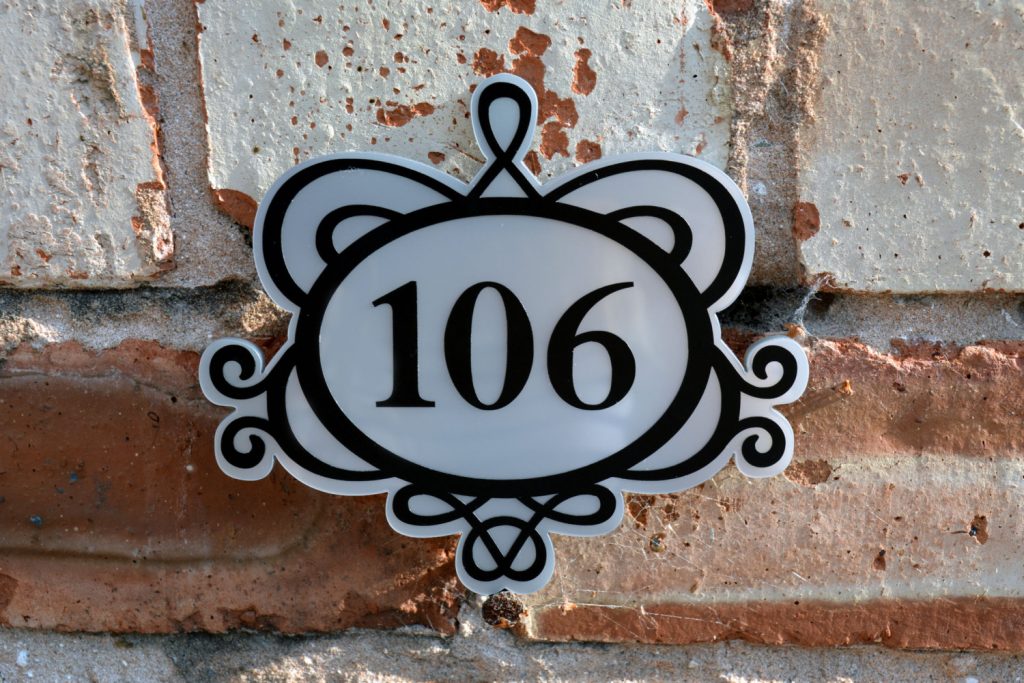 Decorative House Numbers Custom Style — Randolph Indoor and Outdoor Design