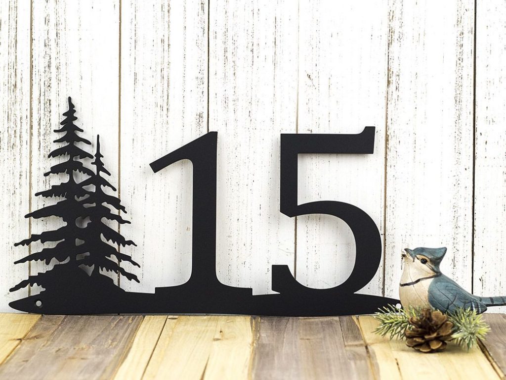 Decorative Street House Numbers — Randolph Indoor and Outdoor Design