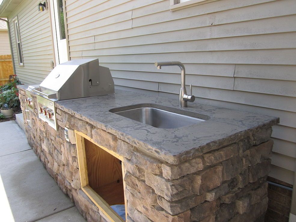 Outdoor Kitchen Sink Best Material — Randolph Indoor and Outdoor Design