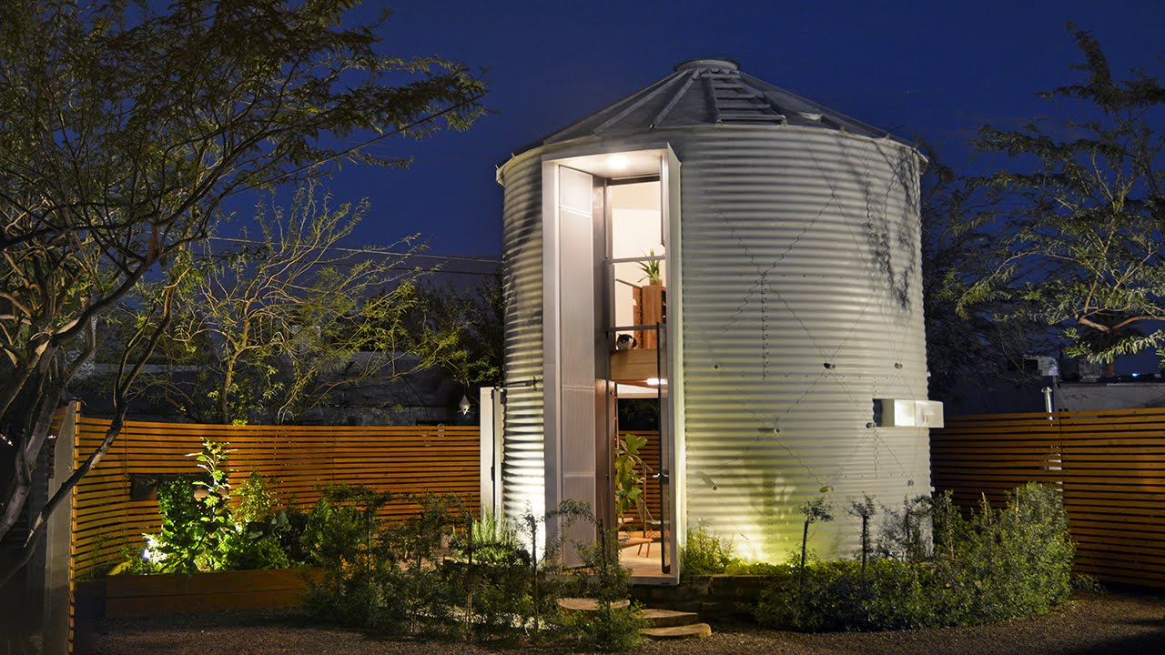 Modern Grain Silo Tiny House — Randolph Indoor and Outdoor Design