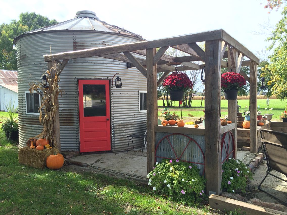 Modern Grain Silo Tiny House — Randolph Indoor and Outdoor Design