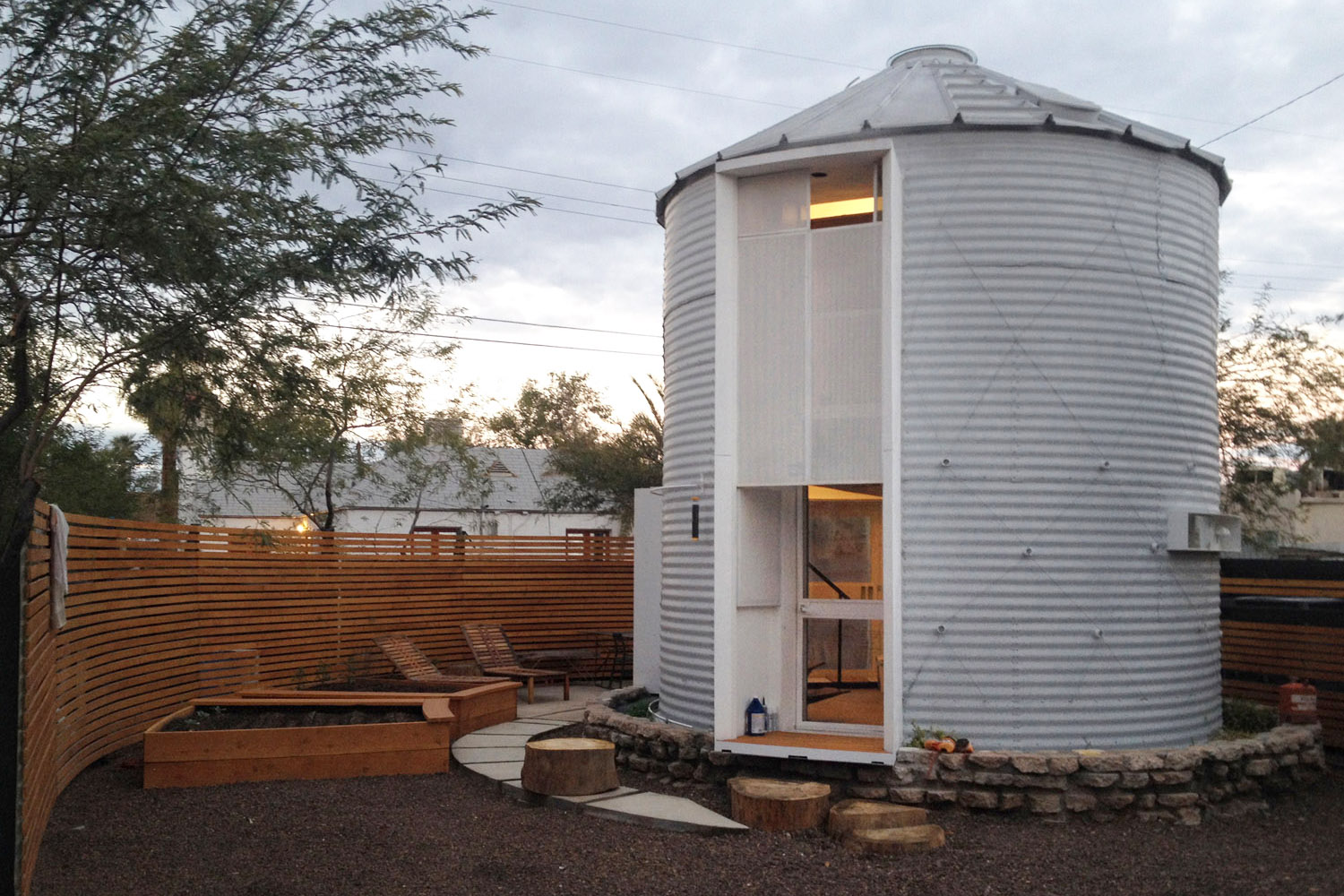 Modern Grain Silo Tiny House — Randolph Indoor and Outdoor Design