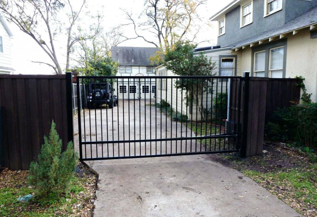 Double Swing Automatic Driveway Gates — Randolph Indoor and Outdoor Design