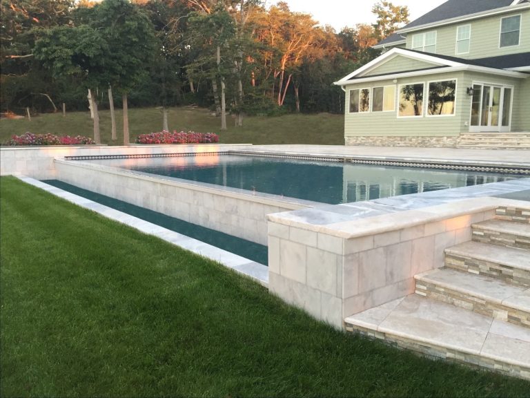 Negative Edge Pool Custom — Randolph Indoor and Outdoor Design