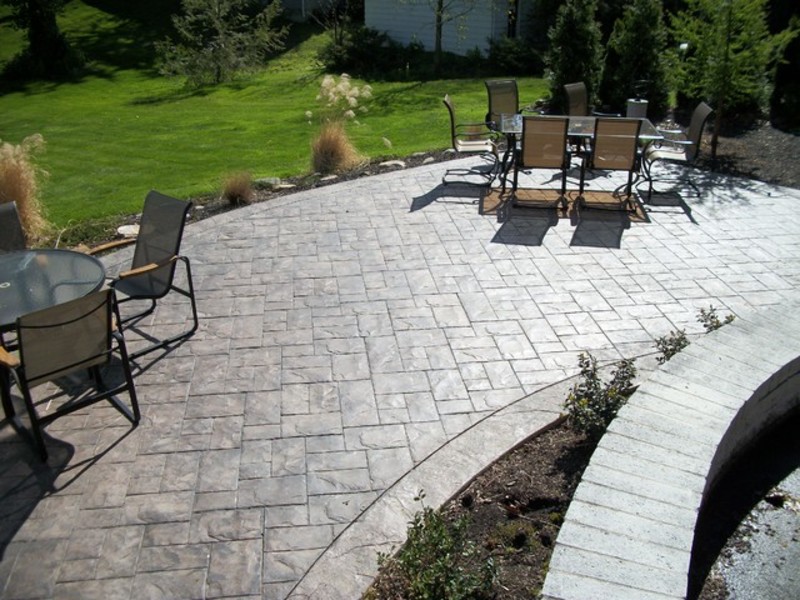 Paver Stone Patio Yard — Randolph Indoor and Outdoor Design