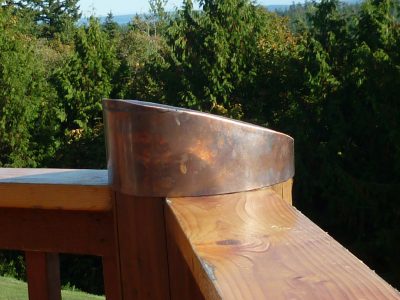 Round Copper Post Caps — Randolph Indoor and Outdoor Design