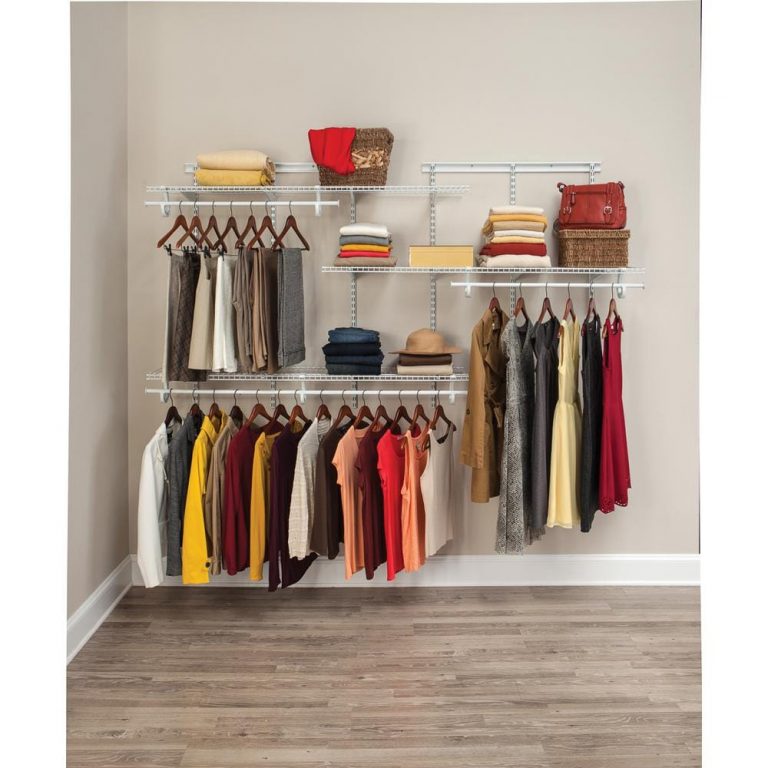 White 6 Ft Closet Organizer — Randolph Indoor and Outdoor Design