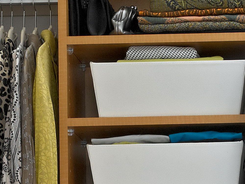 Closet Storage Baskets Remodel — Randolph Indoor and Outdoor Design