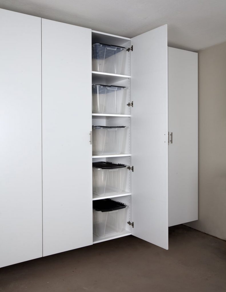 White Storage Closet Wardrobe — Randolph Indoor and Outdoor Design ...