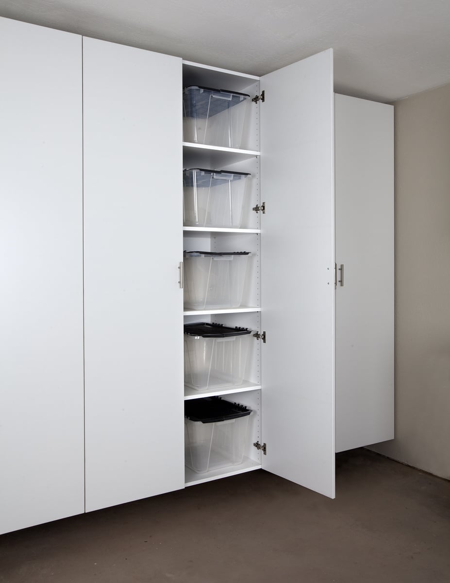 White Storage Closet Wardrobe — Randolph Indoor and Outdoor Design ...