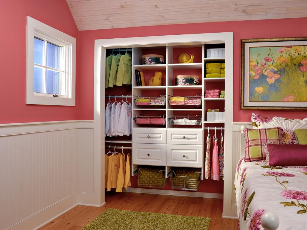 Girls Closet Organizer Wall — Randolph Indoor and Outdoor Design