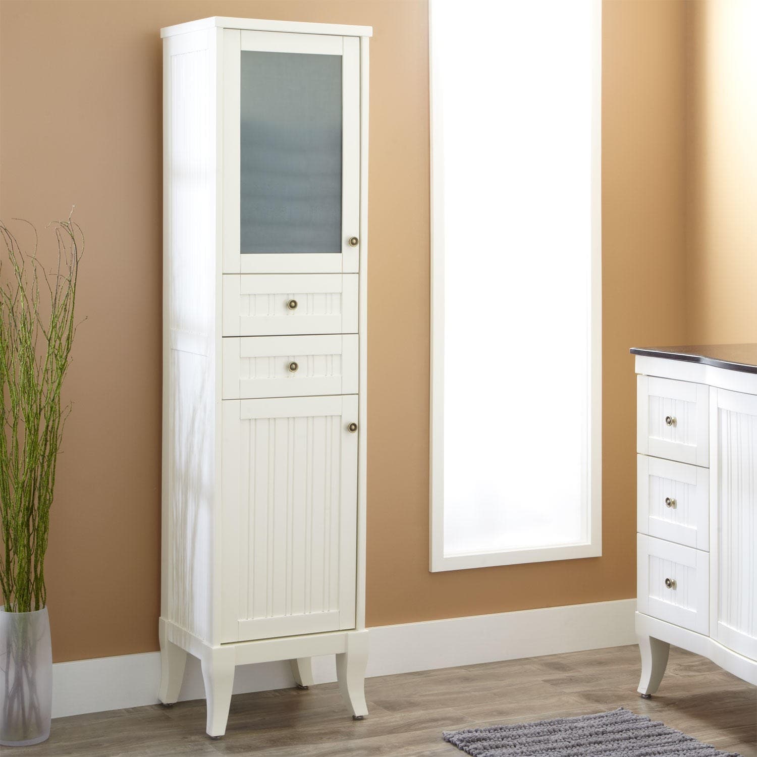 White Storage Closet Wardrobe — Randolph Indoor and Outdoor Design ...