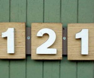 Decorative Reflective House Numbers — Randolph Indoor and Outdoor Design