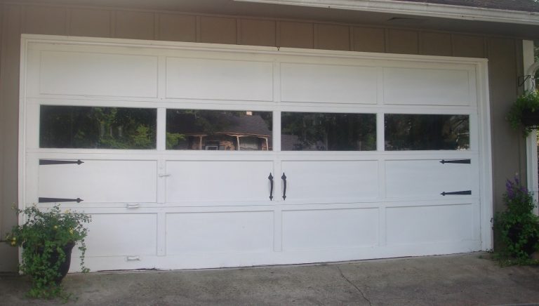 Flush Panel Garage Doors With Windows — Randolph Indoor and Outdoor Design
