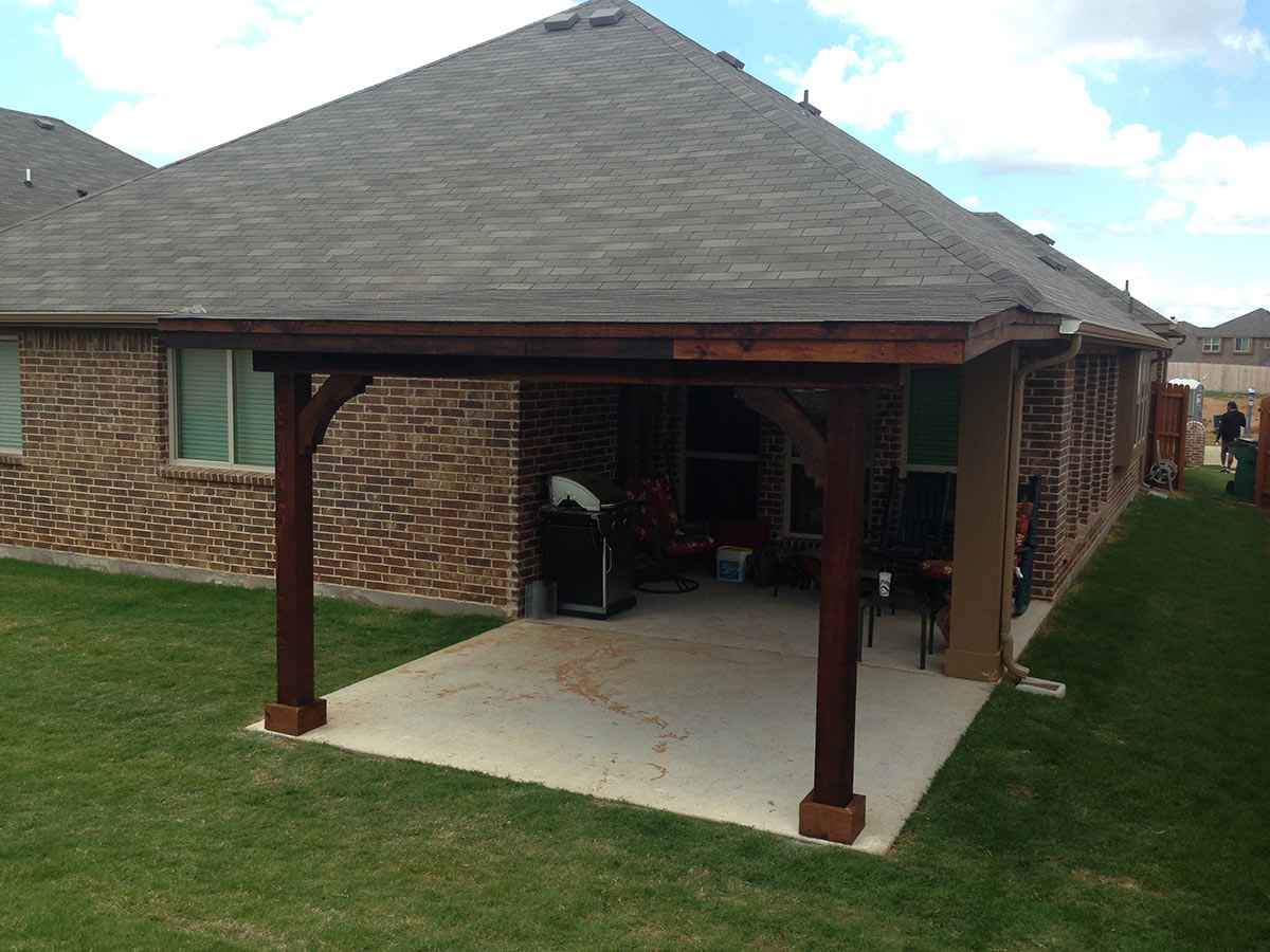 Wooden Attached Patio Cover — Randolph Indoor and Outdoor Design
