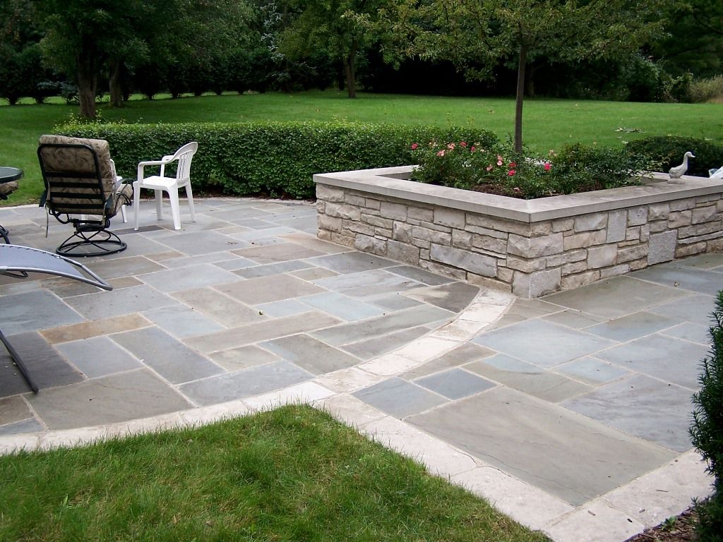 Bluestone Patio Ideas Installation — Randolph Indoor and Outdoor Design