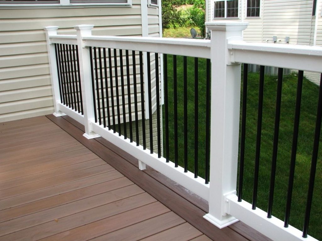 Houses With Front Porch Black Baluster Railing Kits — Randolph Indoor ...