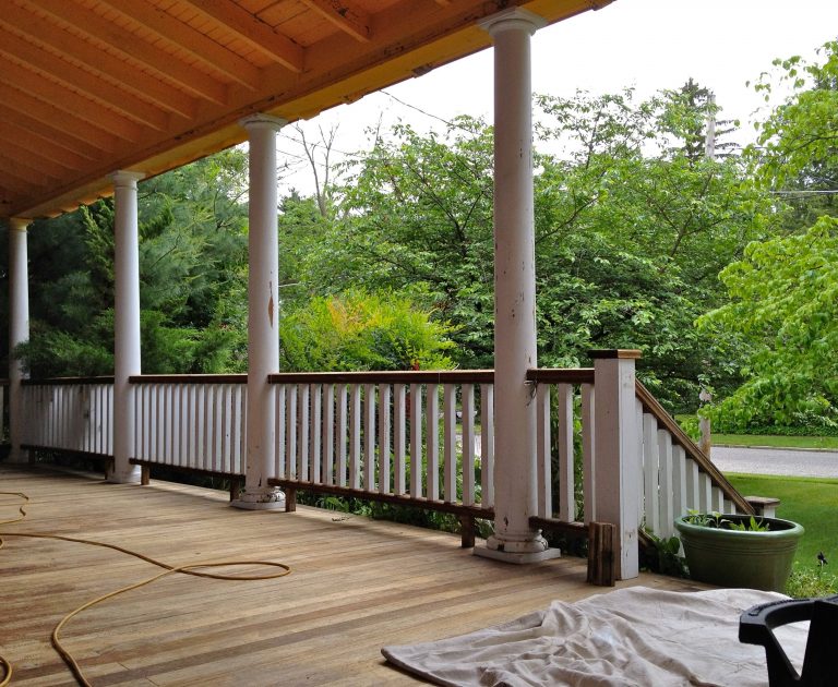 Black Iron Porch Railing — Randolph Indoor and Outdoor Design