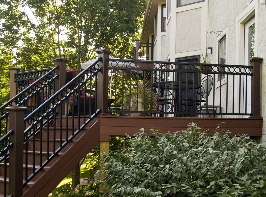 Black Vinyl Porch Railing — Randolph Indoor and Outdoor Design