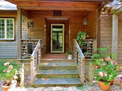 Cedar Front Porch Columns — Randolph Indoor and Outdoor Design