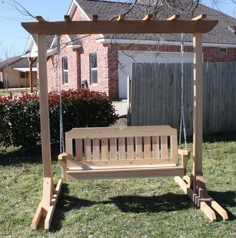 Super Strong Durable Free Standing Porch Swing — Randolph Indoor and ...