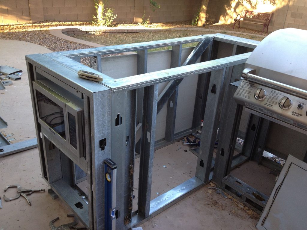 Building With Metal Stud Outdoor Kitchen Ideas — Randolph Indoor and ...