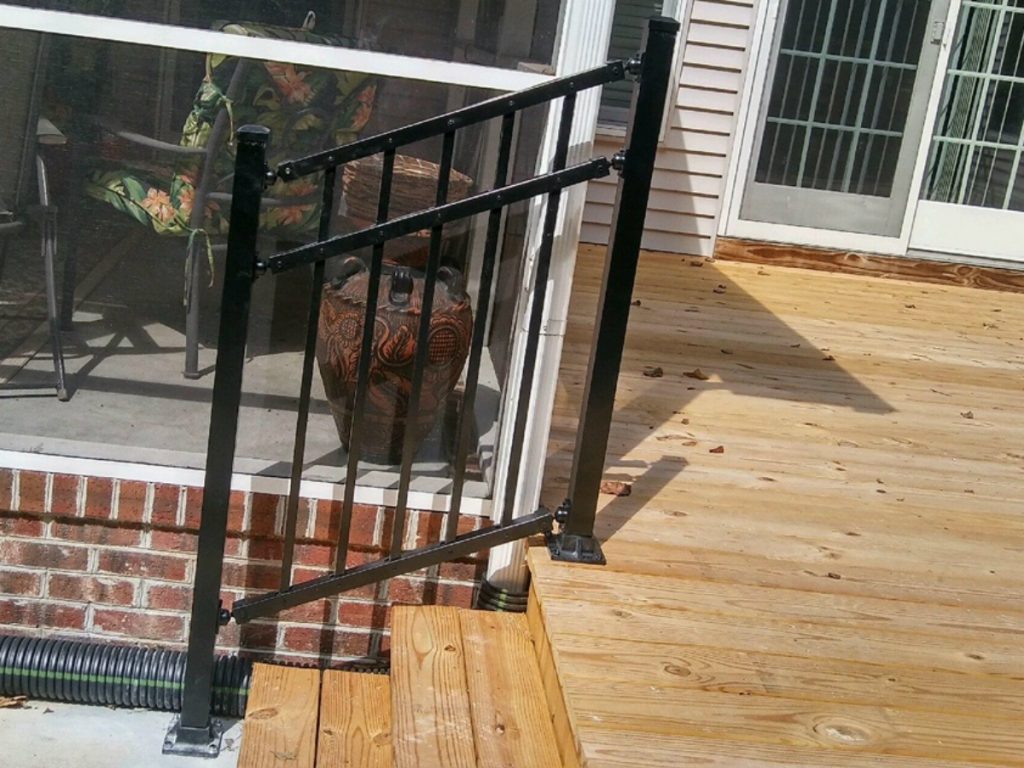 Black Vinyl Porch Railing — Randolph Indoor and Outdoor Design