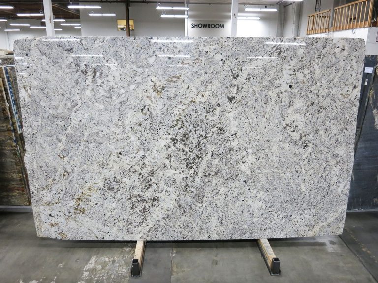 Alaskan White Granite Slab — Randolph Indoor and Outdoor Design