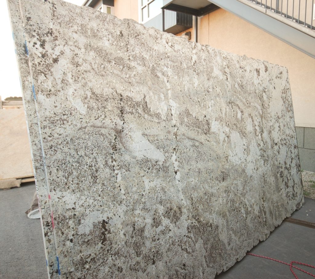 Alaskan White Granite Slab — Randolph Indoor and Outdoor Design
