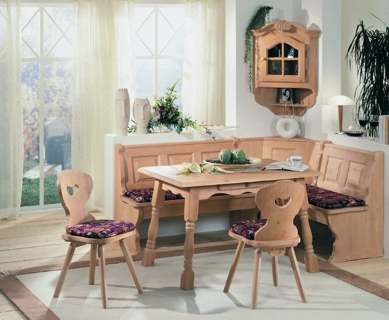 Enjoy Breakfast With Corner Booth Dining Set — Randolph Indoor and ...