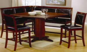 Small Corner Booth Dining Set — Randolph Indoor and Outdoor Design
