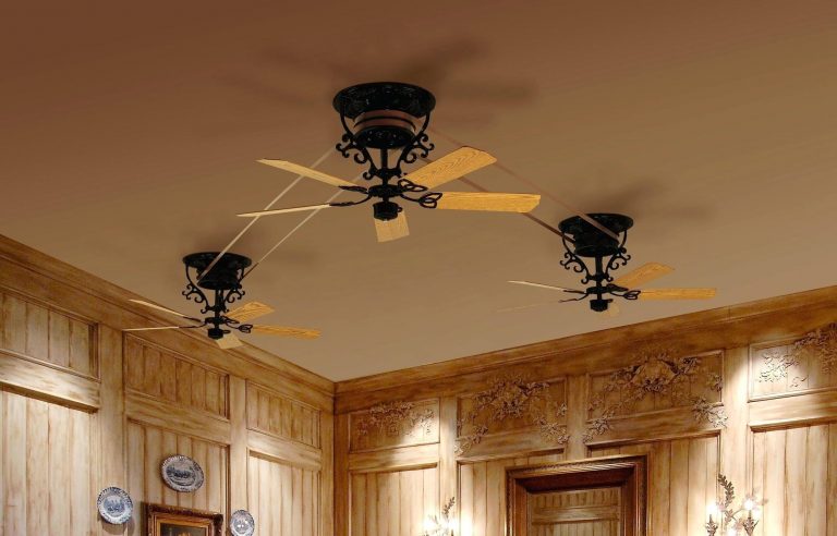 Belt Driven Steampunk Ceiling Fan — Randolph Indoor and Outdoor Design