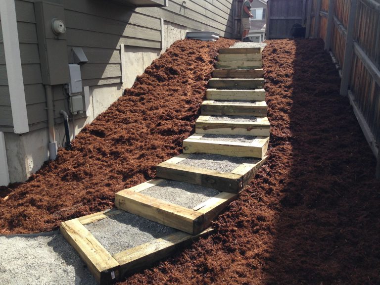 Easy Landscape Timber Spikes — Randolph Indoor and Outdoor Design