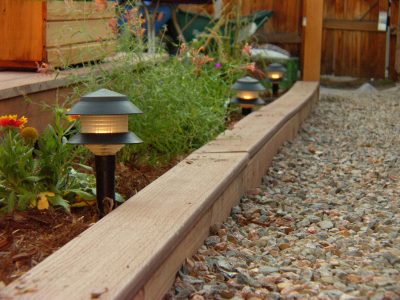 Landscape Timber Spikes Edging — Randolph Indoor and Outdoor Design