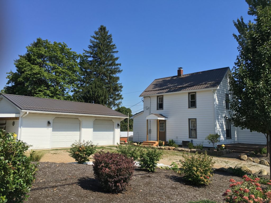 Grey Metal Building With Burnished Slate Roof — Randolph Indoor and ...