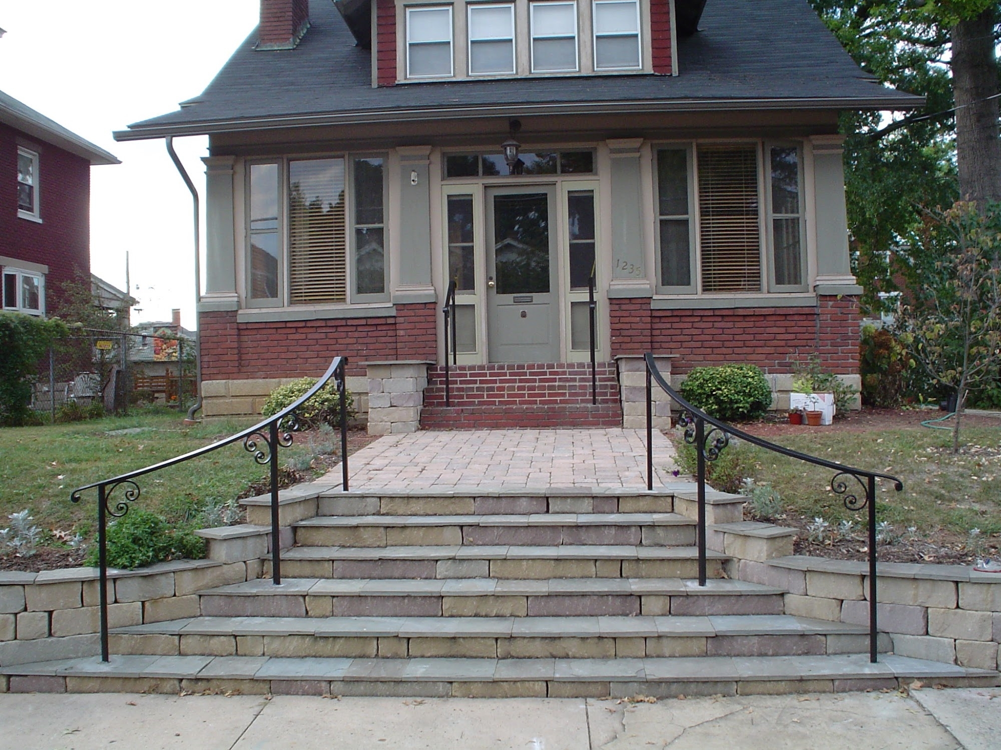 Iron Works Handrails For Porch Steps — Randolph Indoor and Outdoor Design